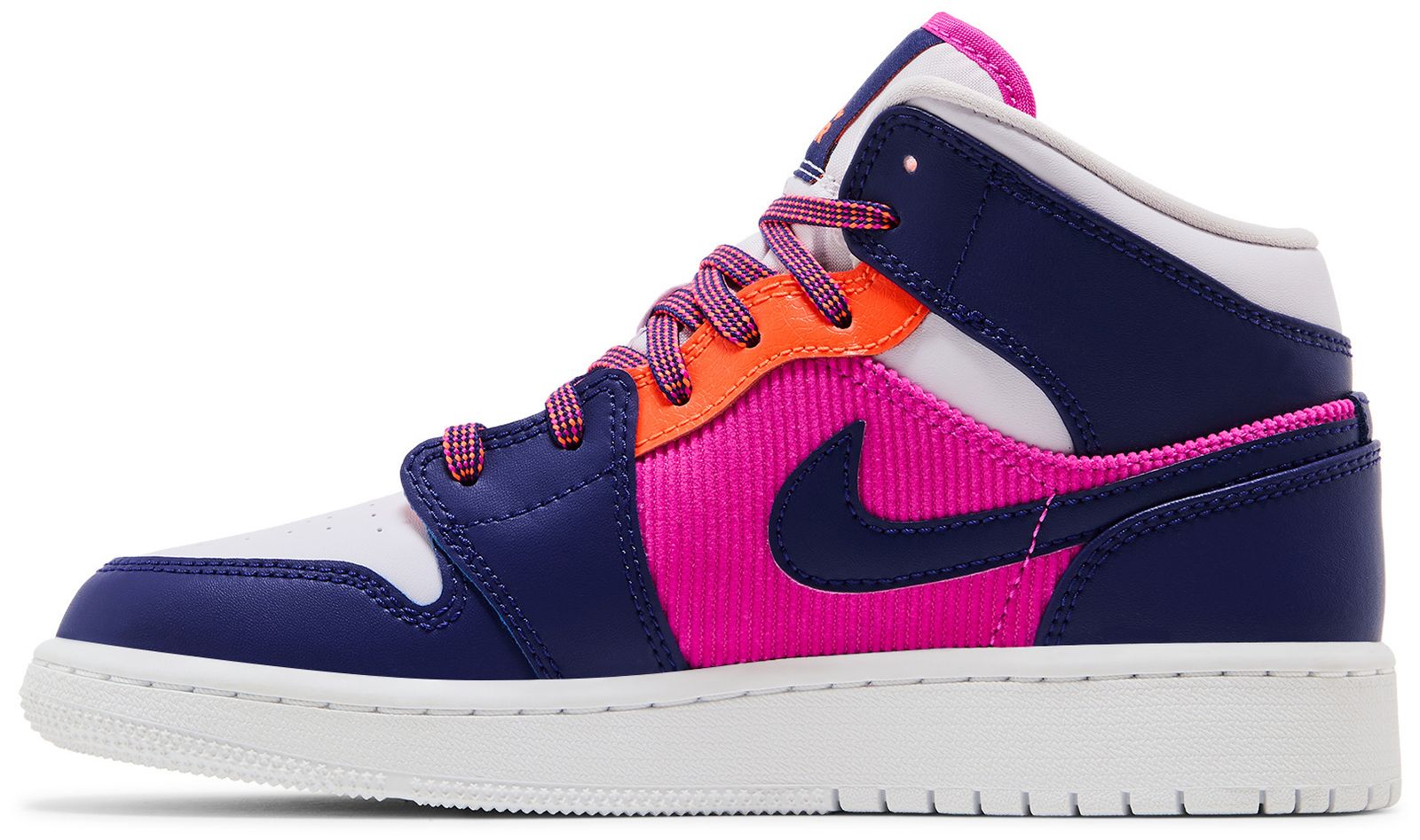 Buy Air Jordan 1 Mid GS 'Regency Purple Fire Pink' - 555112 602 | GOAT