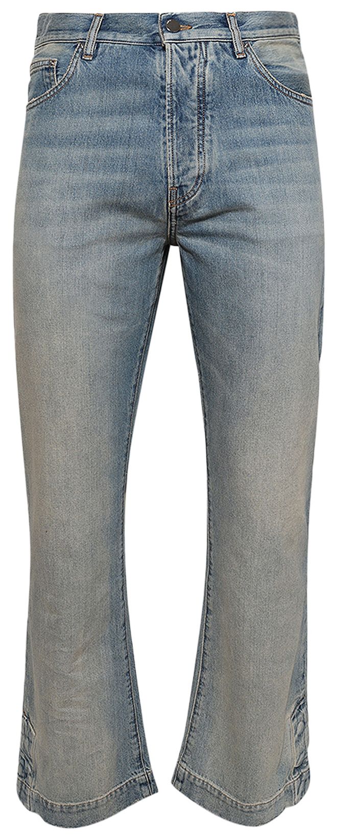 Buy Amiri Straight Flare Jean 'Antique Indigo' - AMDNGH1089 ANTI | GOAT