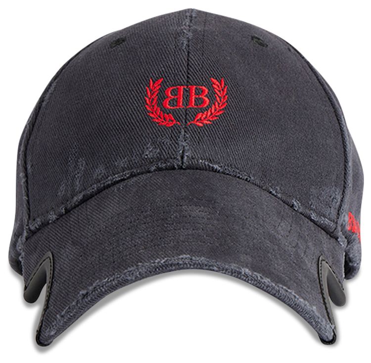 Buy Balenciaga Baseball Cap 'Faded Wash Black/Red' - 829208 410B2 1041 ...