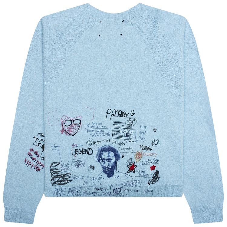 Buy Paly Hollywood Booze Crooze Knit Sweater 'Baby Blue ...