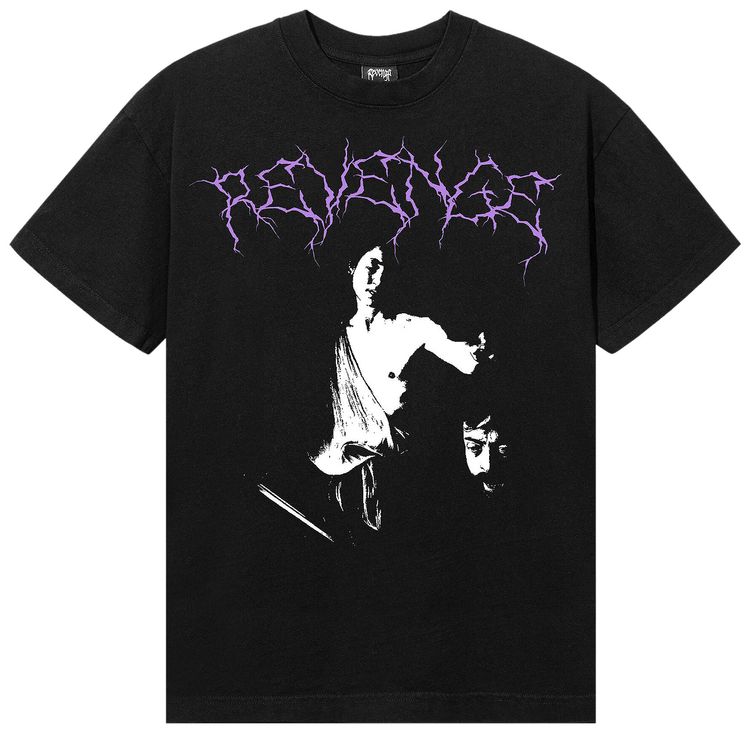 Buy Revenge Anarchy Tee 'Black/Purple' - 12017 1SS2404RATB BLAC | GOAT