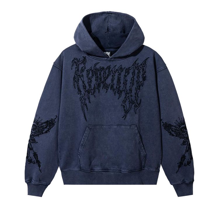 Buy Revenge Renaissance Embroidered Hoodie 'Washed Navy' - 12017 ...