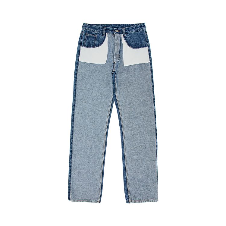 Buy MM6 Maison Margiela 5 Pockets Denim Pants 'Medium Blue' - S52LA0256 ...