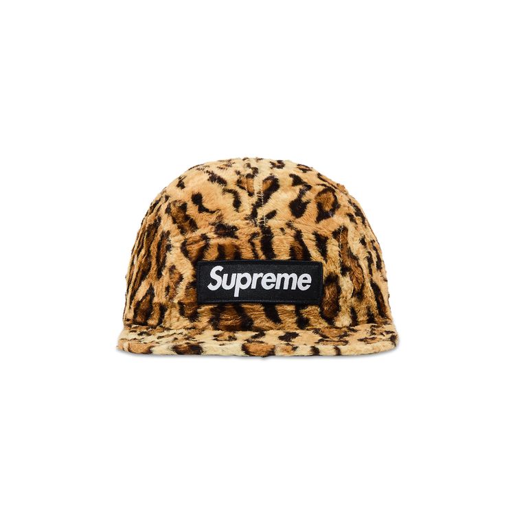 Buy Supreme x Goodenough Crushed Rayon Pile Camp Cap 'Leopard ...