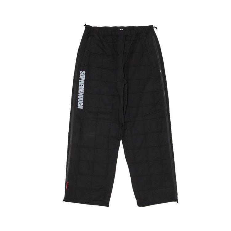 Buy Supreme x Goodenough Patchwork Madras Full Zip Track Pant 'Black ...
