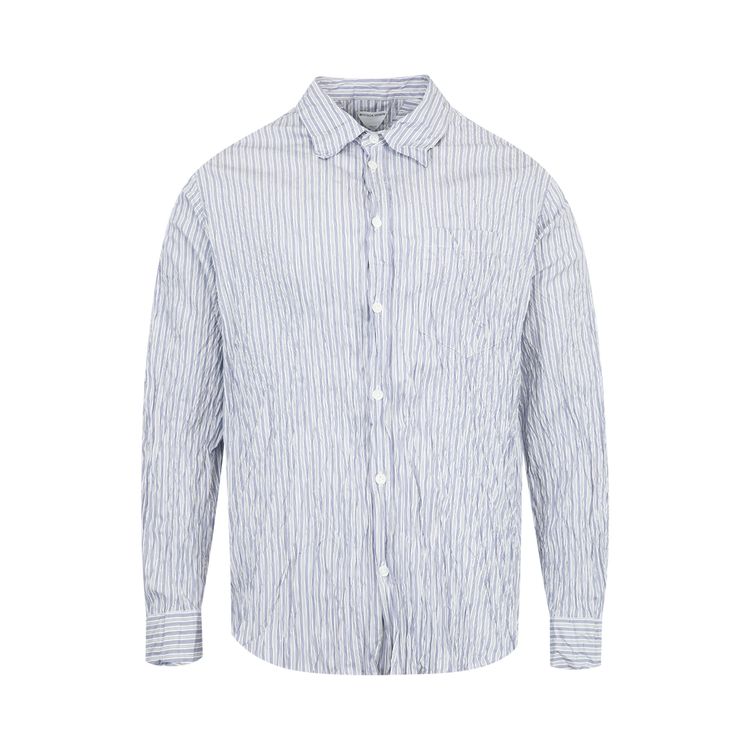 Buy Balenciaga Striped Long-Sleeve Shirt 'Blue/White' - 822602 V5MS0 ...