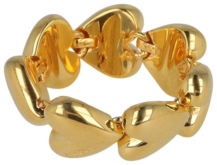 Buy Ambush Heart-Link Ring 'Gold' - BWOC005SSIL0017600 | GOAT