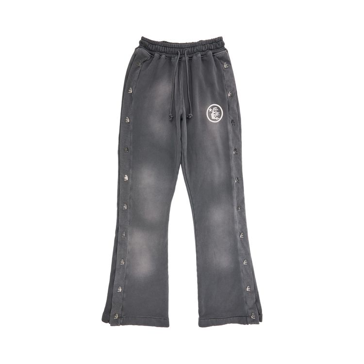 Buy Hellstar Mirror Face Sweatpants 'Grey' - HSCC01PN01 GRY | GOAT