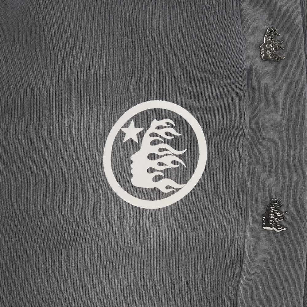 Buy Hellstar Mirror Face Sweatpants 'Grey' - HSCC01PN01 GRY | GOAT