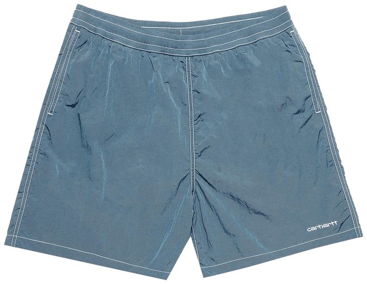 Buy Carhartt WIP Canby Swim Trunks 'Clay Blue/White' - I034570 CLAY | GOAT