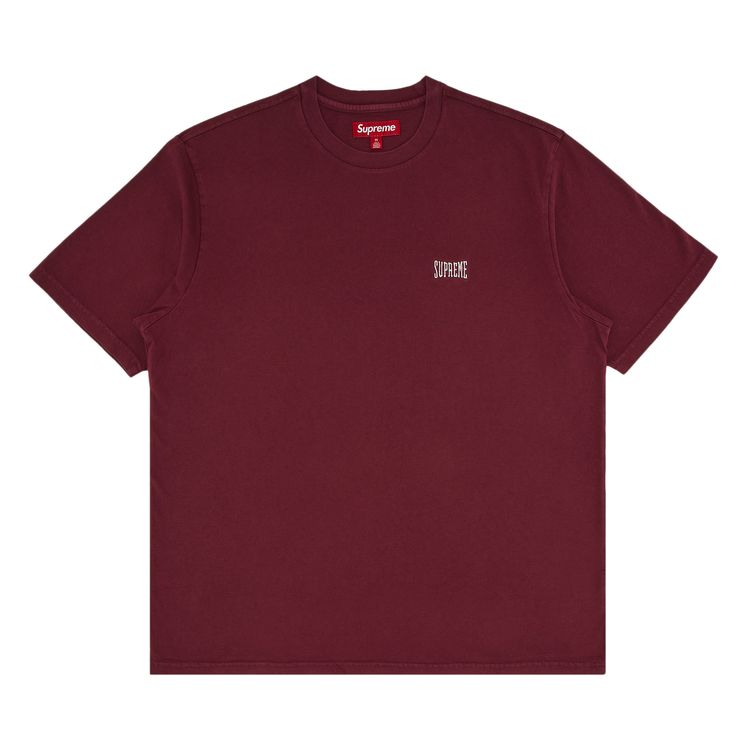 Buy Supreme Warm Up Washed Short-Sleeve Top 'Maroon' - SS25KN24 MAROON ...