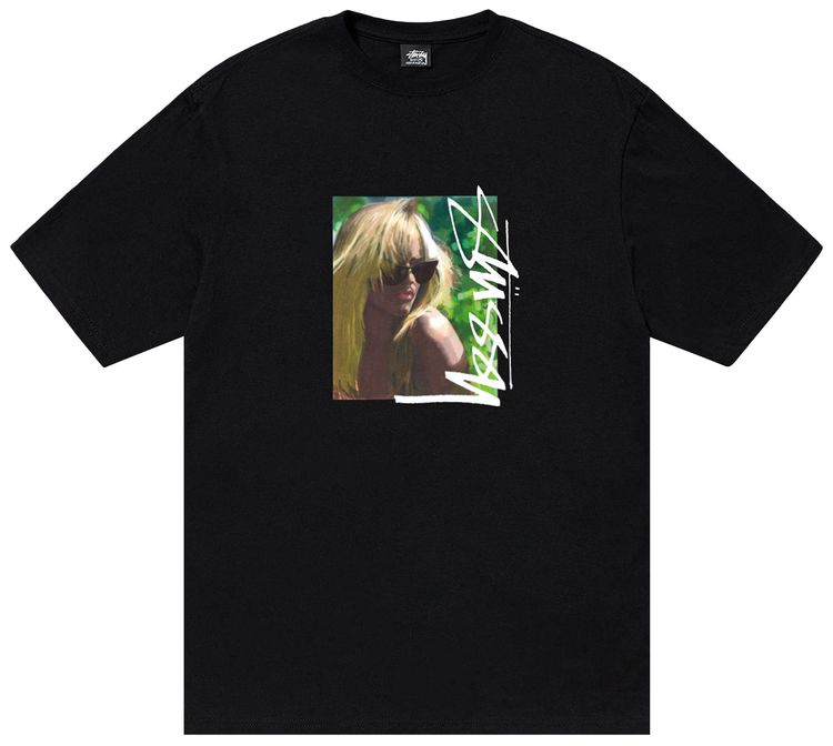 Buy Stussy Laura Tee 'Black' - 1905147 BLAC | GOAT