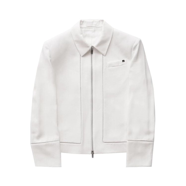 Buy Helmut Lang Zip Border Jacket 'Antique White' - P04HM102 CMA ANTI ...