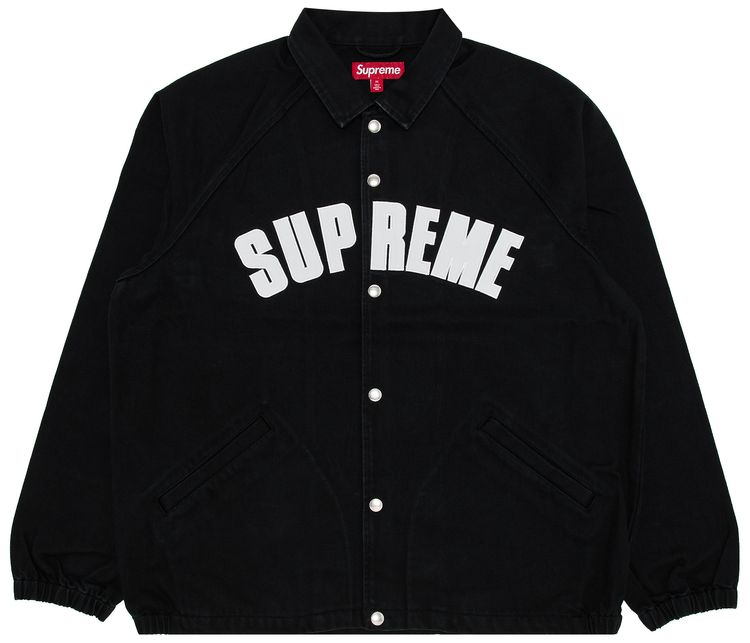 Buy Supreme Arc Denim Coaches Jacket 'Black' - SS25J62 BLACK | GOAT