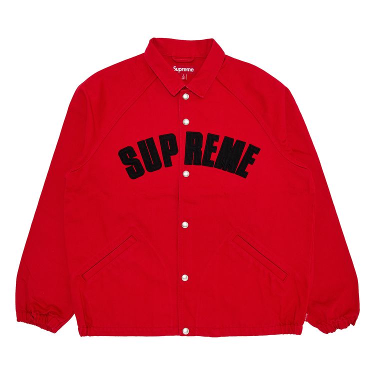 Buy Supreme Arc Denim Coaches Jacket 'Red' - SS25J62 RED | GOAT