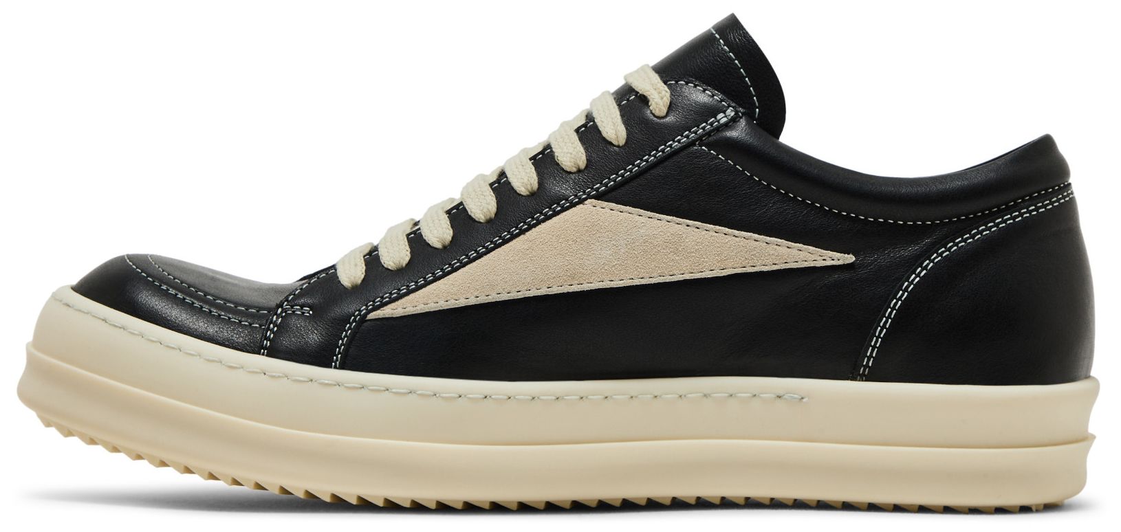 Buy Rick Owens Hollywood Vintage Low 'Black Milk' - RU01E5897 LCOLVS ...