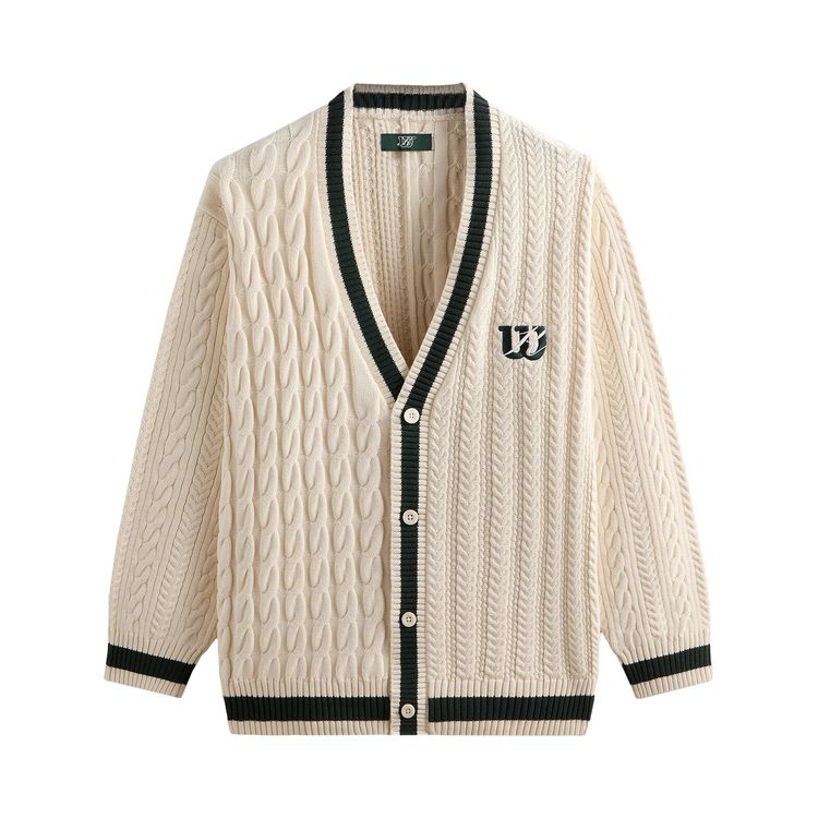 Buy Kith x Wilson Cardigan Sweater 'Sandrift' - WMK0029511GYC | GOAT