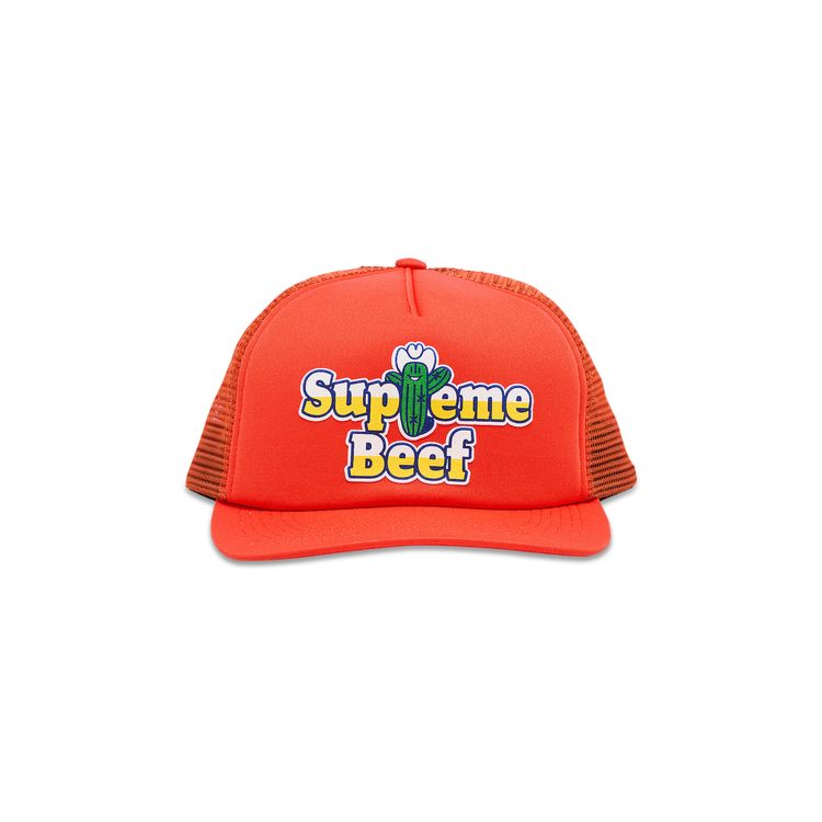 Buy Supreme Beef Mesh Back 5-Panel 'Orange' - SS25H103 ORANGE | GOAT