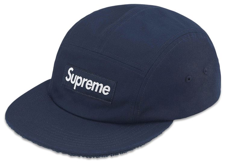 Buy Supreme Reversible Terry Camp Cap 'Navy' - SS25H35 NAVY | GOAT