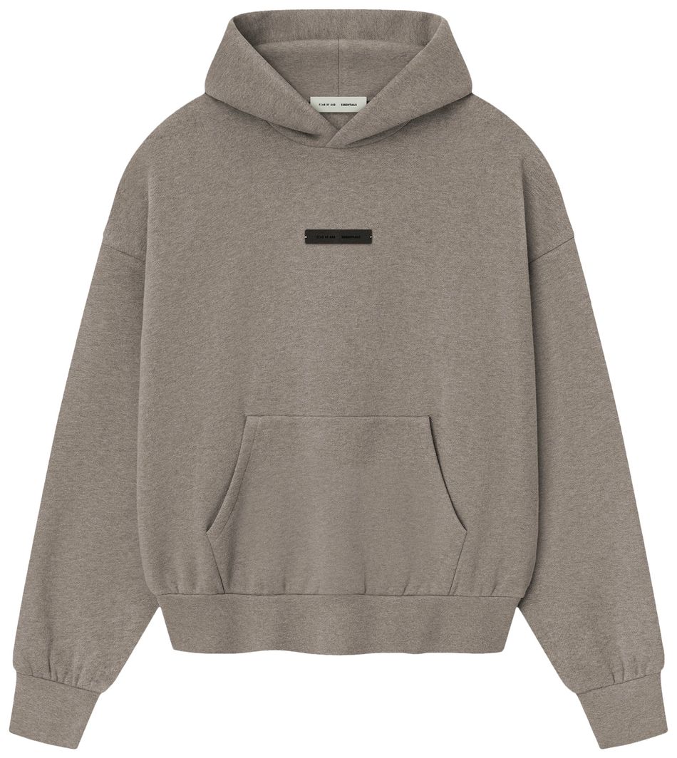Buy Fear of God Essentials Classic Fit Fleece Hoodie 'Homestead Heather ...