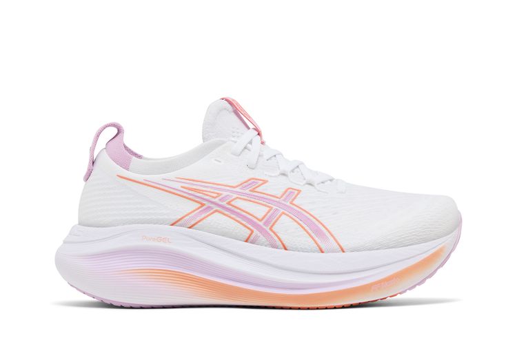 Buy Asics Wmns Gel Nimbus 27 'White Light Ube' - 1012B753 101 | GOAT