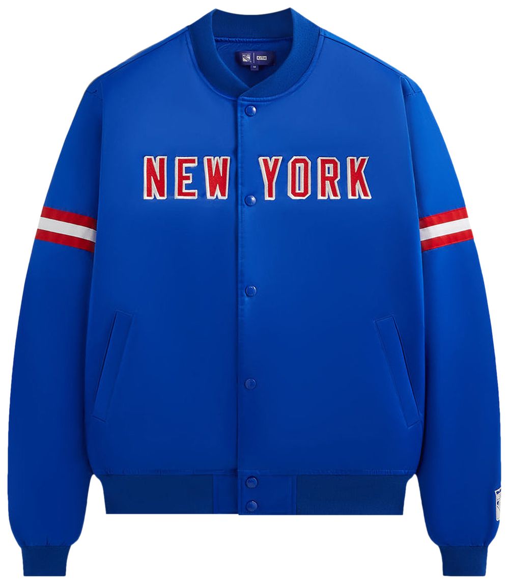 Achetez des Kith For The New York Rangers Satin Bomber Jacket 'Cyclone ...