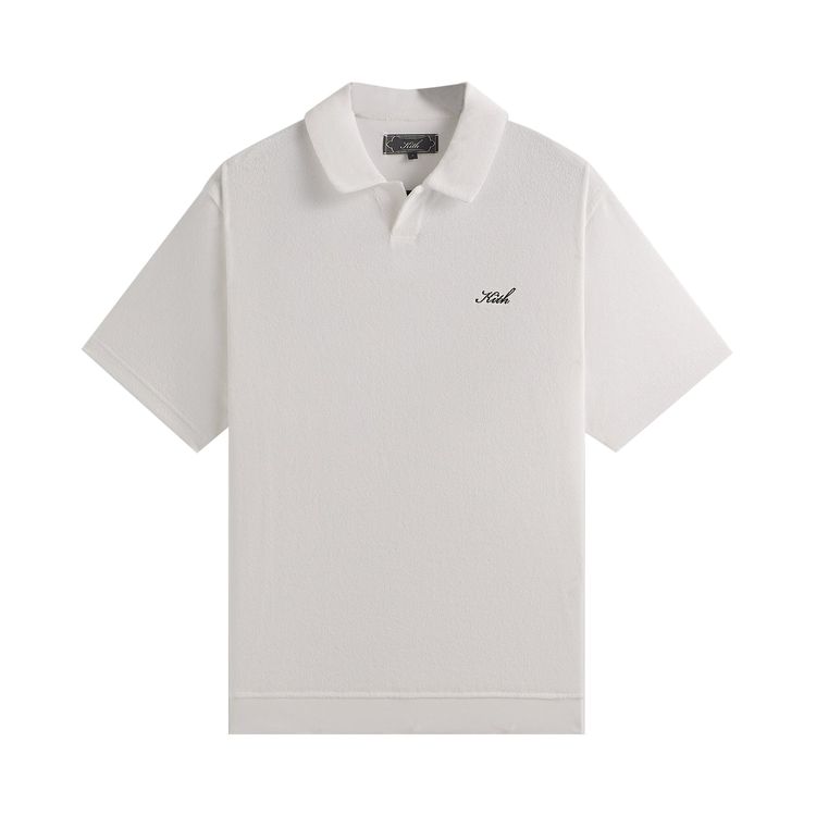 Buy Kith Plush Terry Leo Polo 'White' - KHM033646 101 | GOAT