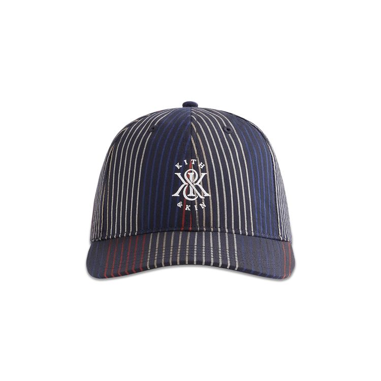 Buy Kith Seersucker Aaron Classic Cap 'Nocturnal' - KHM051064 413 | GOAT