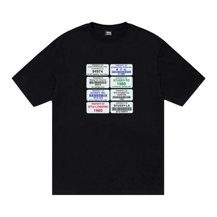 Buy Stussy Codes Tee 'Black' - 1905057 BLAC | GOAT