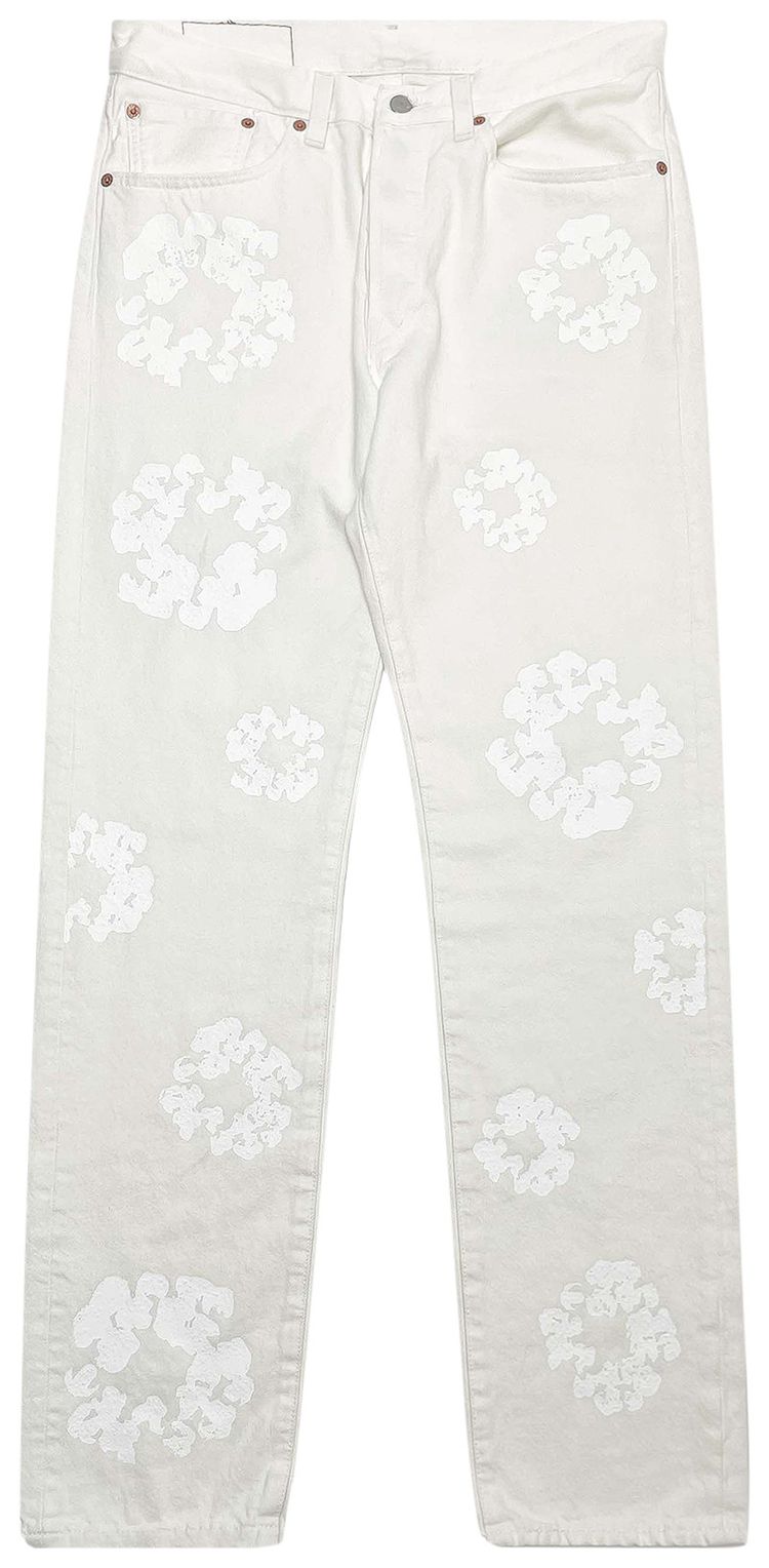 Buy Denim Tears x Denim Tears The Cotton Wreath Jean 'White' - 05650 ...