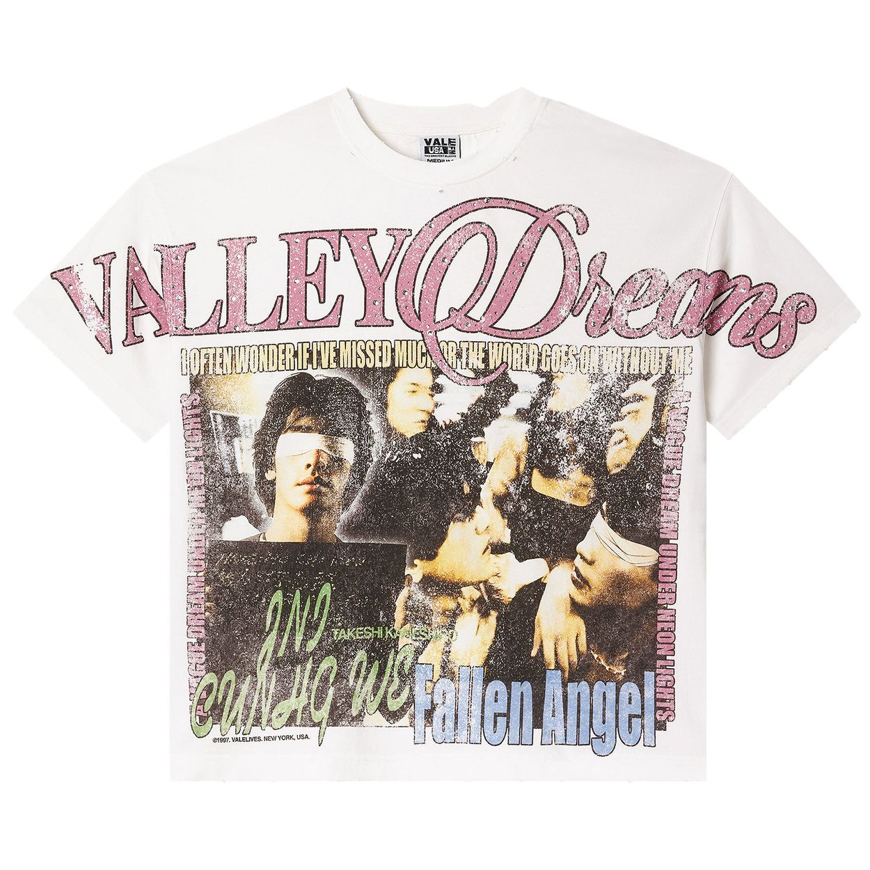 Buy Vale Forever Fallen Bling Tee 'White' - VALE 06 002 WFBT WT | GOAT