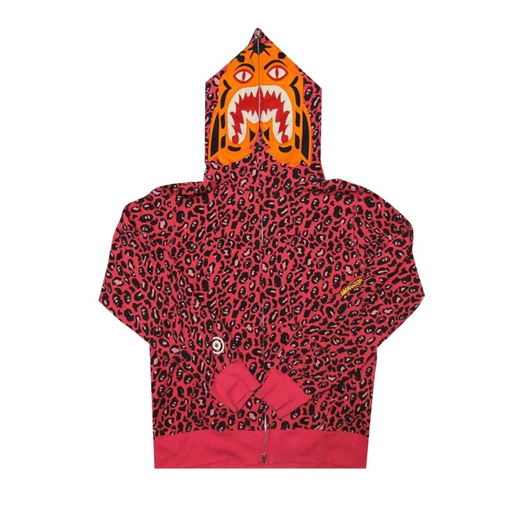 Buy BAPE 1st Leopard Camo Tiger Full Zip Hoodie 'Pink' - 00039 ...