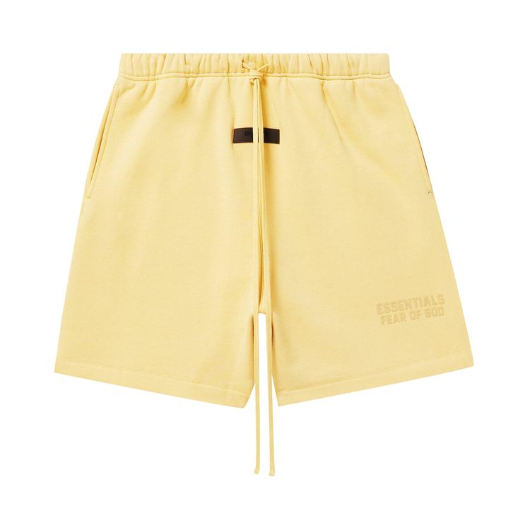 Buy Fear of God Essentials Drawstring Shorts 'Light Tuscan ...