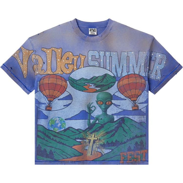 Buy Vale Forever Summer Slam Tee 'Blue' - VALE 07 002 SST BL | GOAT