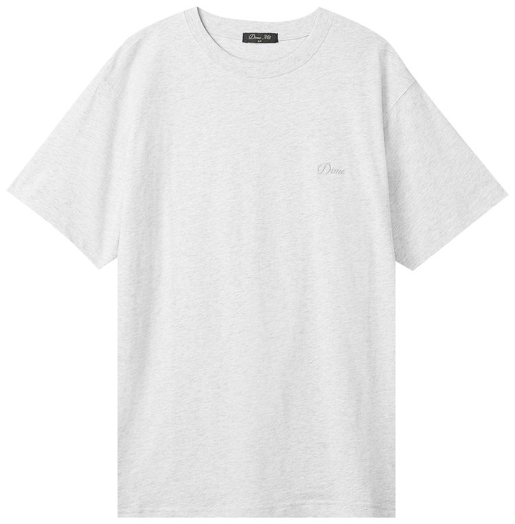 Buy Dime Cursive Small Logo T-Shirt 'Ash' - DIMESU2539ASH | GOAT