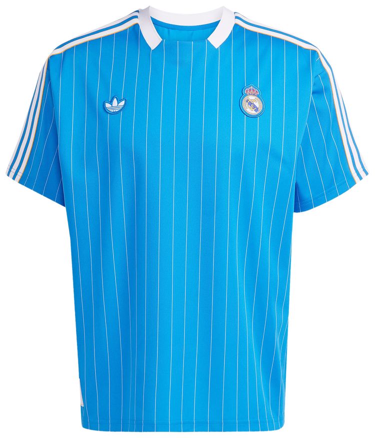 Buy adidas Real Madrid Terrace Icons Jersey 'Bluebird/White' - JN3060 ...