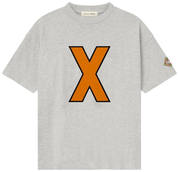 Buy Fear of God Essentials Cuban X-Giants Tee 'Light Heather ...