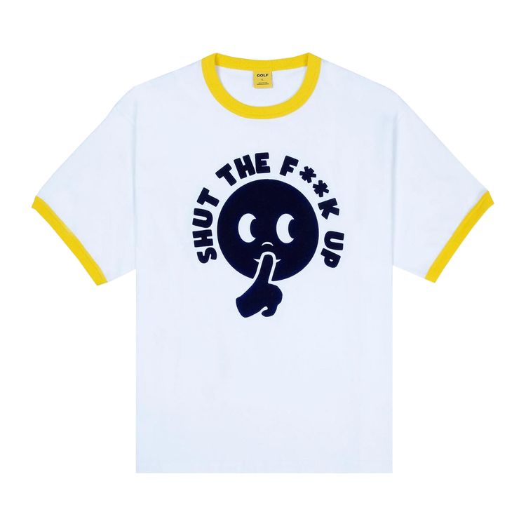 Buy GOLF WANG STFU Ringer Tee 'White' - FW24T1026 WHIT | GOAT