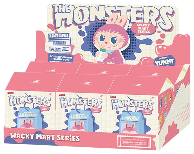 Buy Pop Mart Labubu THE MONSTERS Wacky Mart Series Squishy Charm Sealed ...