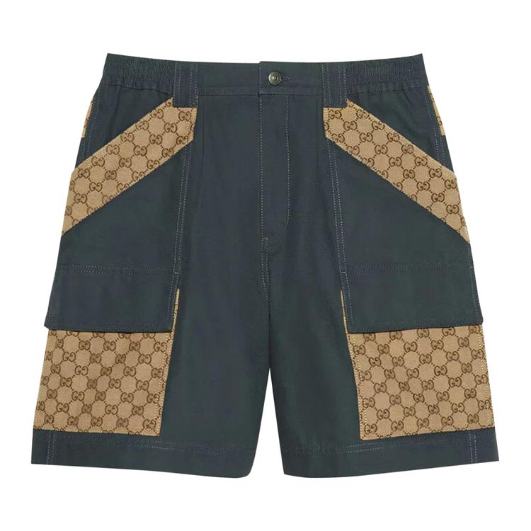 Buy Gucci Bermuda GG Insert Shorts 'Dark Grey' - 742850 XDCEY 1168 | GOAT