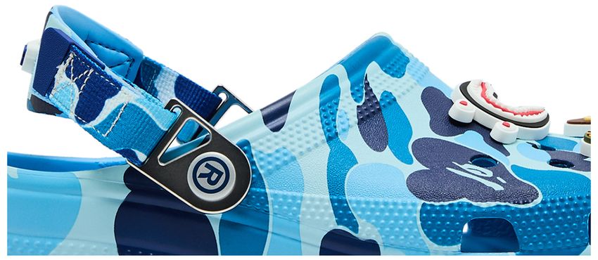 Buy BAPE x Crocs Classic Clog 'ABC Camo - Blue' - 209627 4TB | GOAT