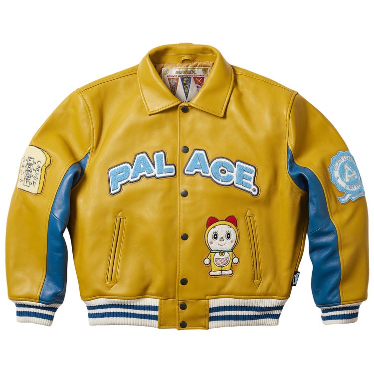 Buy Palace x Doraemon Avirex Jacket 'Yellow' - P29JK018 | GOAT