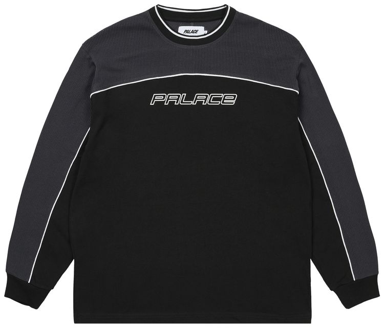Buy Palace Mesh Panel Long-Sleeve 'Slate' - P29ES002 | GOAT