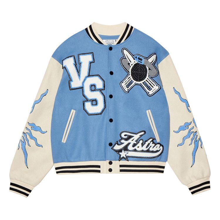 Buy Vale Forever Varsity Jacket 'Sky Blue' - 11451 1SS2406VFVJSB SKY | GOAT