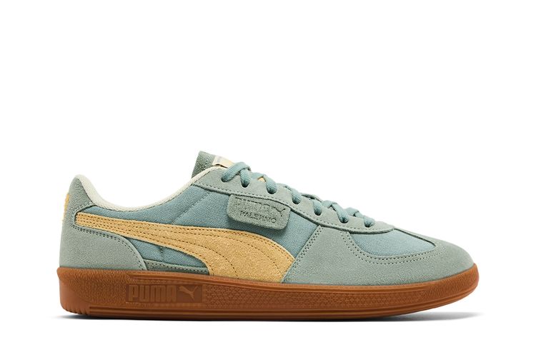 Buy Puma Palermo Weathered 'Green Moon Sunny Yellow' - 401722 01 | GOAT