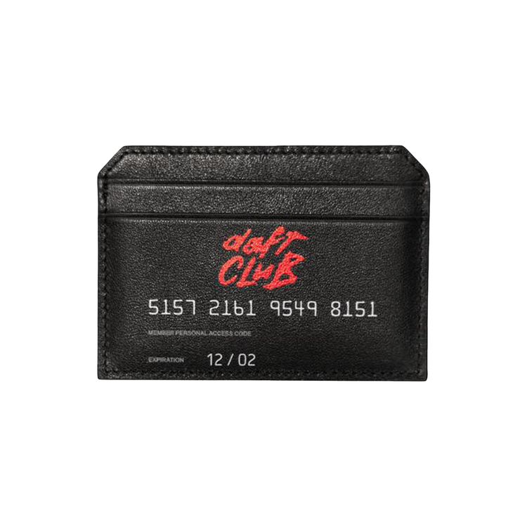 Buy Pleasures Daft Club Cardholder 'Black' - P25DP023 BLAC | GOAT
