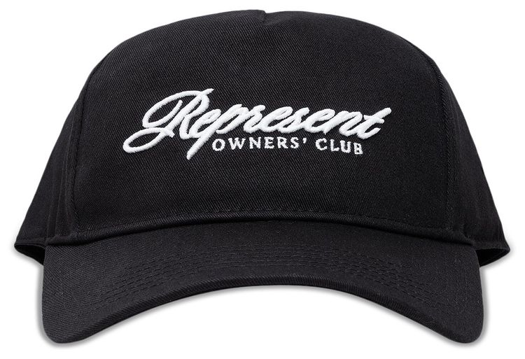 Buy Represent Clo Owners Club Script Cap 'Black' - OCM81424 01 | GOAT