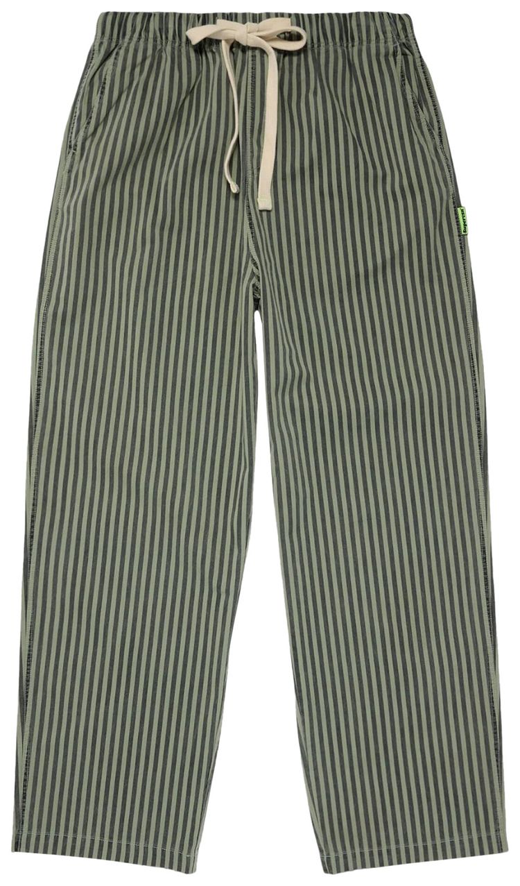 Buy Supervsn Washed Stripe Chef Pant 'Lint' - 35 22B20075 LINT | GOAT