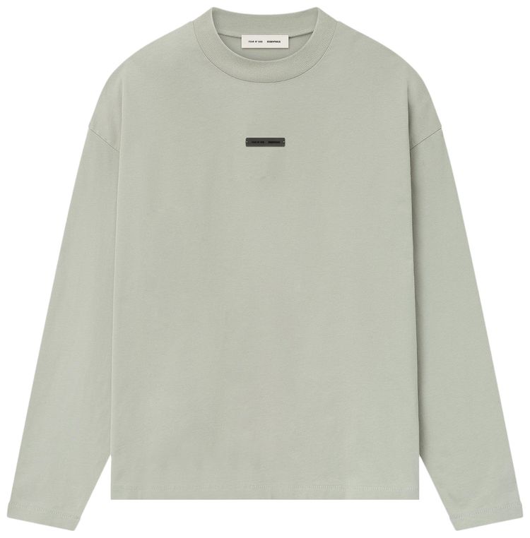 Buy Fear of God Essentials Classic Long Sleeve Tee 'Abbey Stone ...