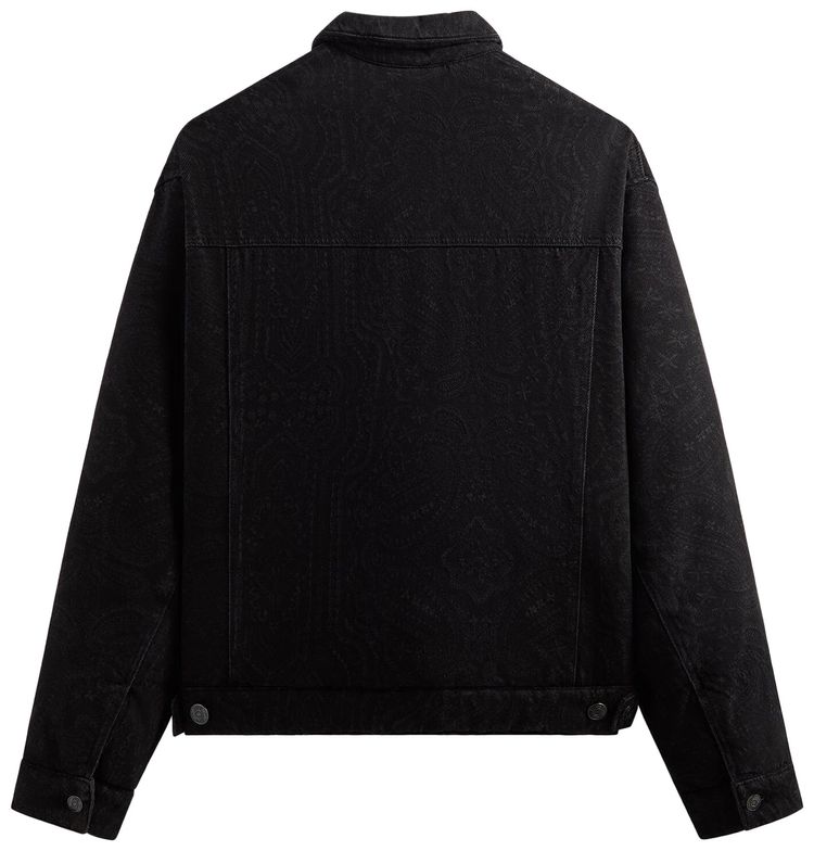Buy Kith Puffed Jase Denim Jacket 'Black' - KHM010954 001 | GOAT